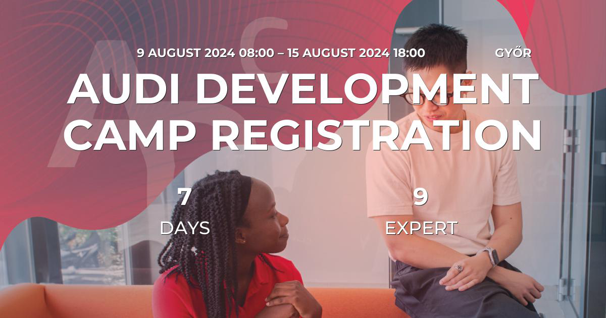 Audi Development Camp Registration